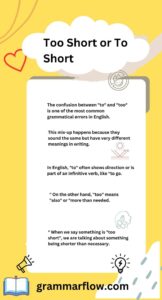 Too Short or To Short? Discover the Common Mistake