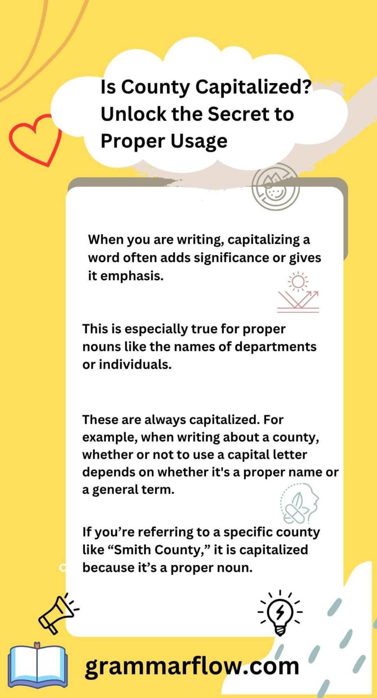 Is 'County' Capitalized? Unlock the Secret to Proper Usage