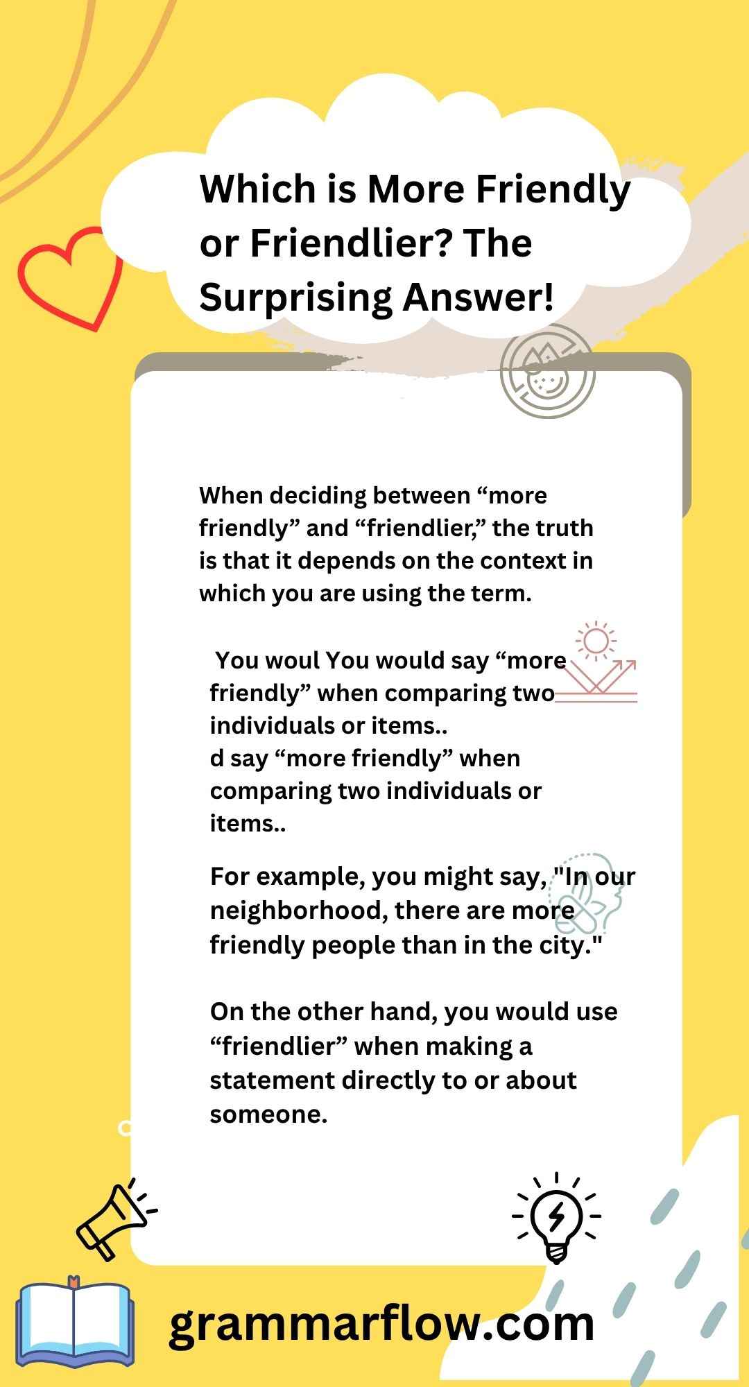 Which is More Friendly or Friendlier? The Surprising Answer!