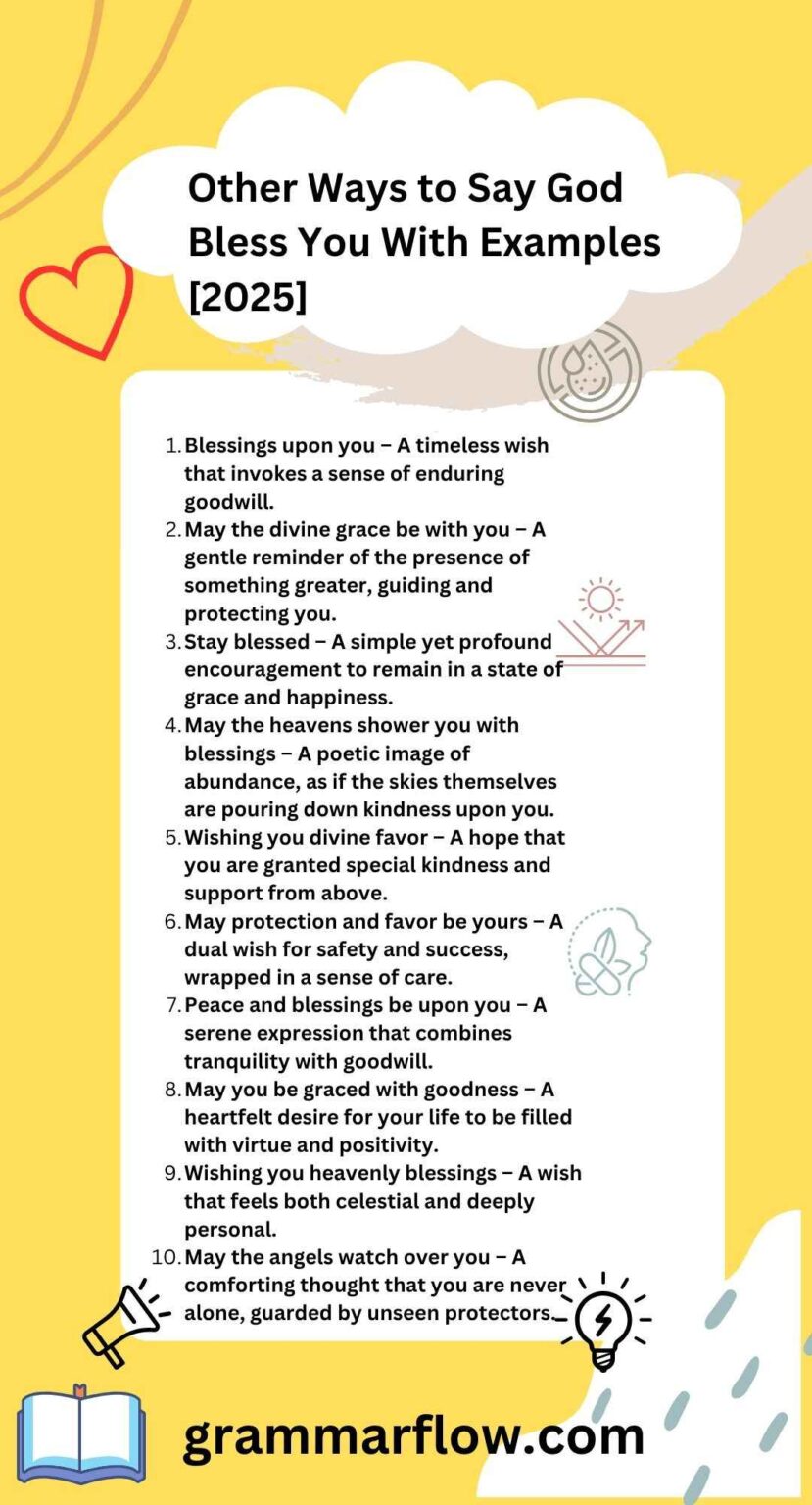 Other Ways to Say God Bless You (With Examples)[2025]
