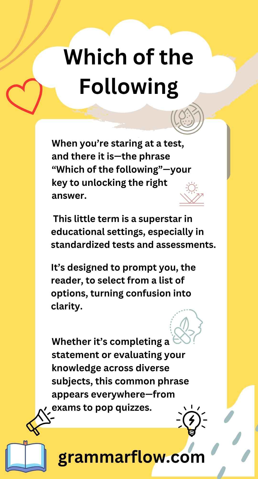 Which of the Following: Definition+Usage+Grammar 2025