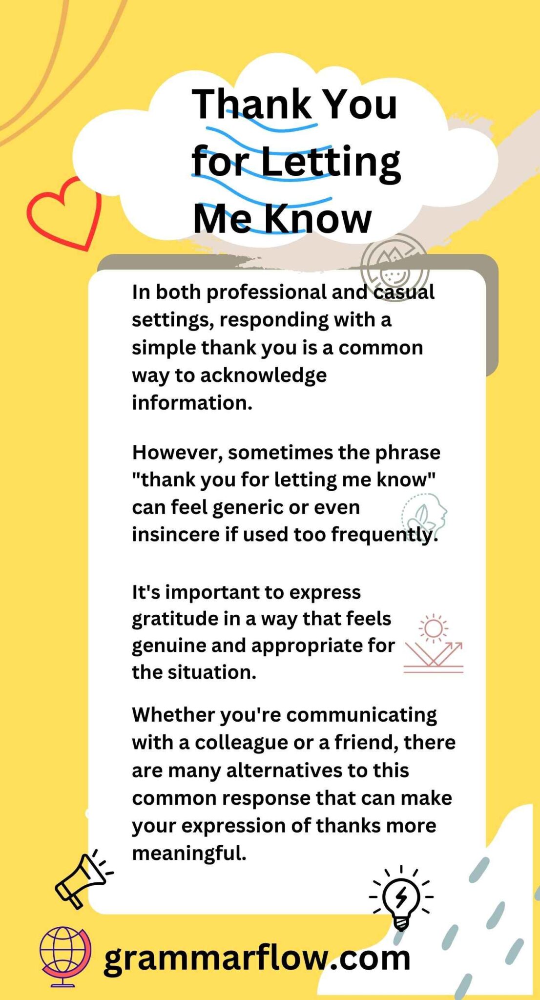 Powerful Ways to Say ‘Thank You for Letting Me Know’"