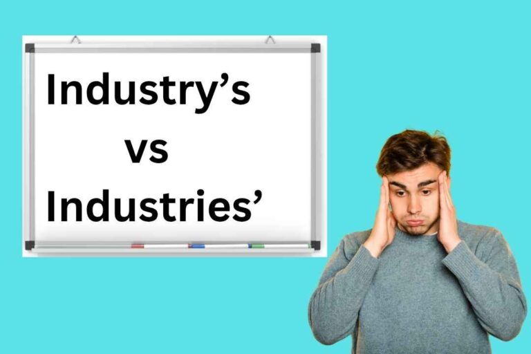 Industry’s vs. Industries’: The Surprising Grammar Truth!"